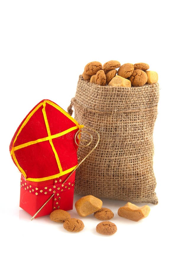 Pepernoten En Heden Voor Sinterklaas Stock Afbeelding - Afbeelding ...