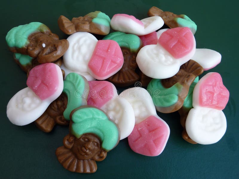 Sinterklaas and Zwartepiet stock photo. Image of candies - 17108046
