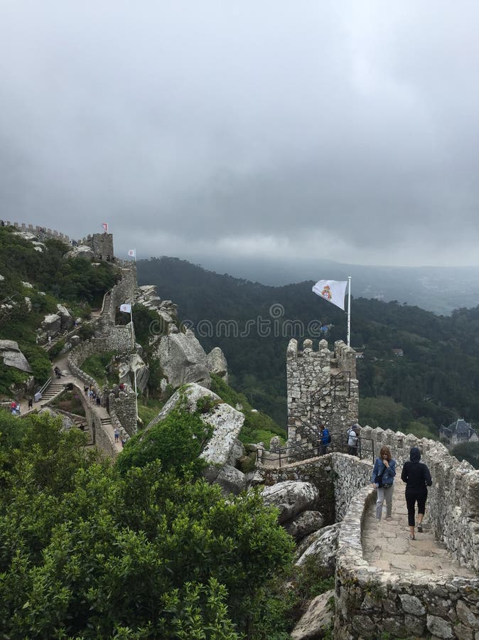 Mouros castle editorial photography. Image of mouros - 117675482