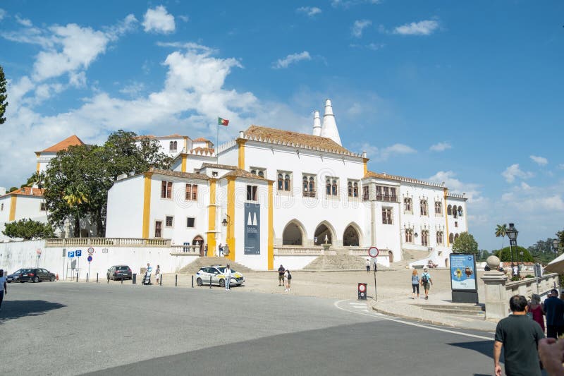 Sintra, Portugal - September 14, 2023. Sintra National Palace Editorial ...