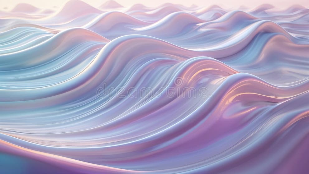 Sinuous Forms of Abstract 3D Shapes Flow Seamlessly, Creating a ...