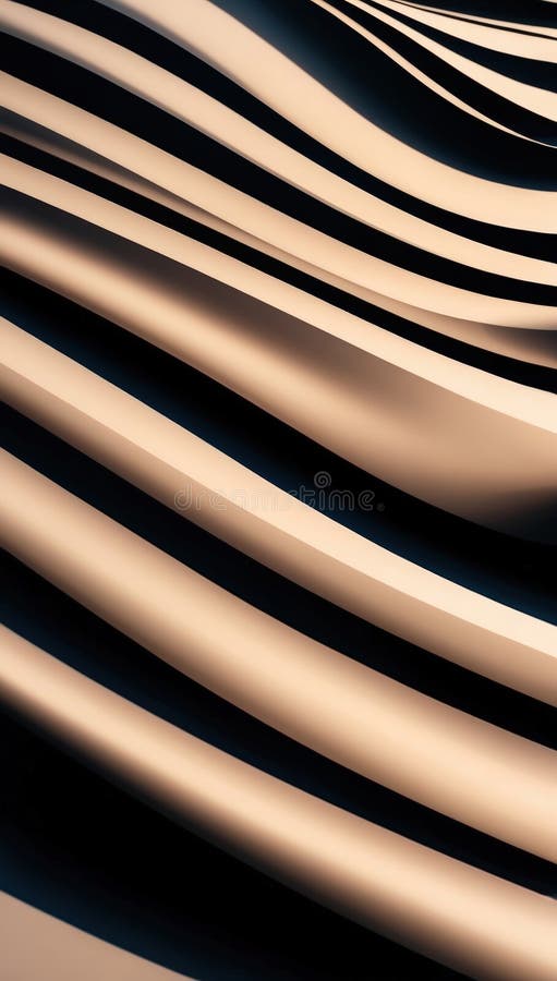 Sinuous Grayscale Pattern Resembling Topography Stock Illustration ...