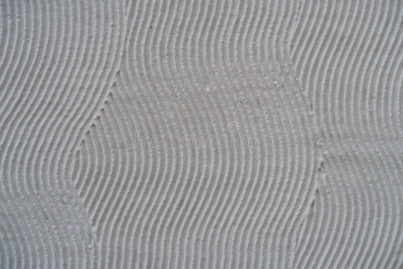 Sinuous Grooves on Plaster, Flat Surface, Background Stock Image ...