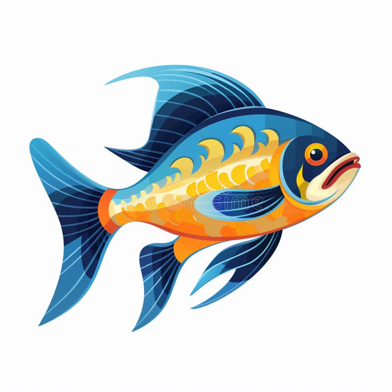 Sinuous Moray Eel Swimming in Cave Illustration Stock Illustration ...