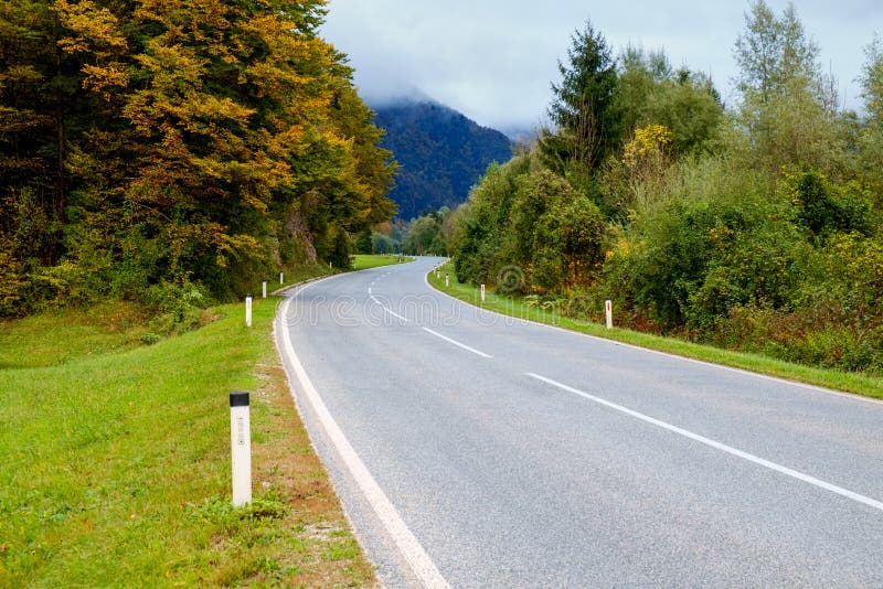 Sinuous Road through the Mountains Stock Photo - Image of julia ...