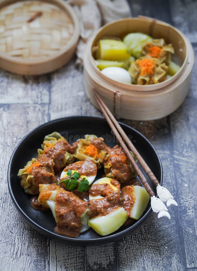 Siomay is Traditional Dimsum from Indonesia Stock Image - Image of ...