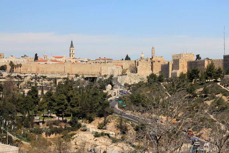 Sion Mountain in Jerusalem stock image. Image of flora - 23999369