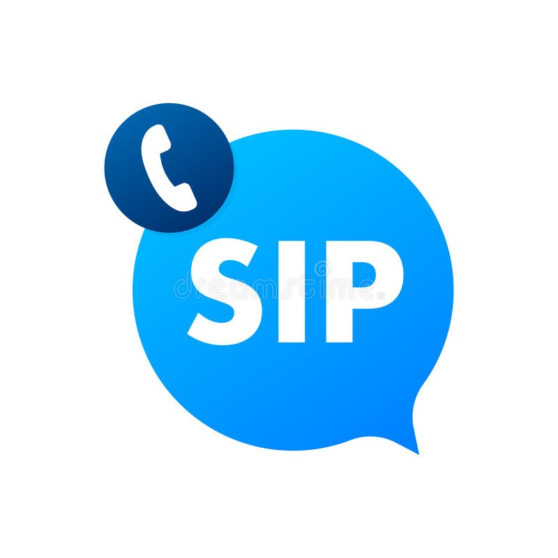 Sip Call Icon, Sign, Label. Vector Stock Illustration Stock Vector ...