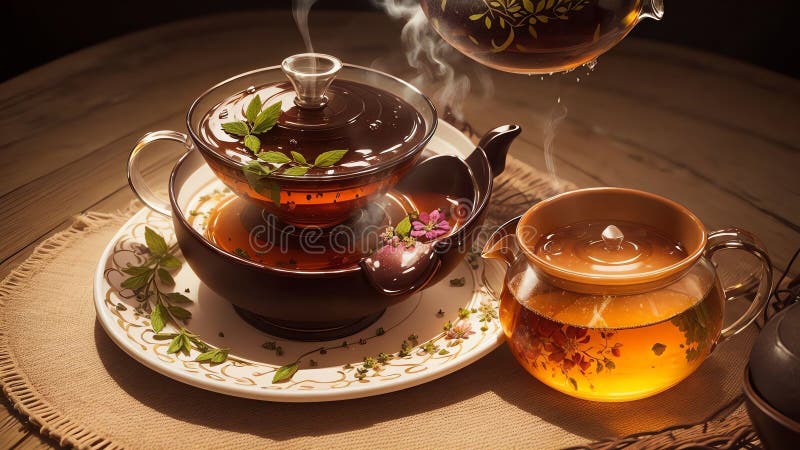 Sip and Unwind Experience Bliss with the Relaxing Herbal Tea Blend.AI ...