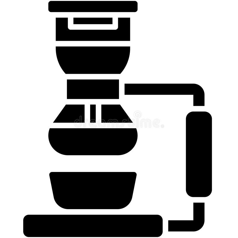 Siphon Coffee Maker Icon, Coffee Shop Related Vector Stock Vector ...