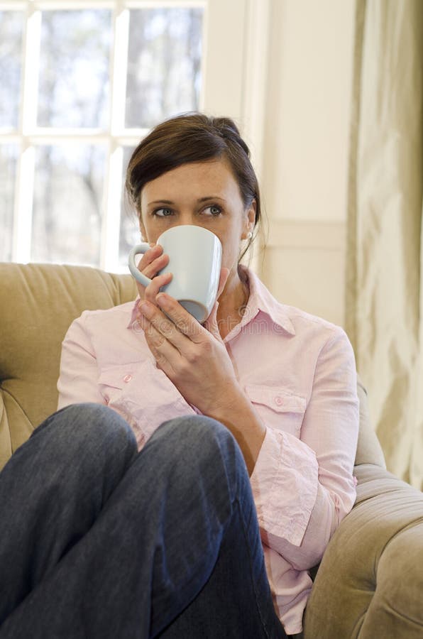 Sipping stock image. Image of hold, adult, morning, emotion - 22843975