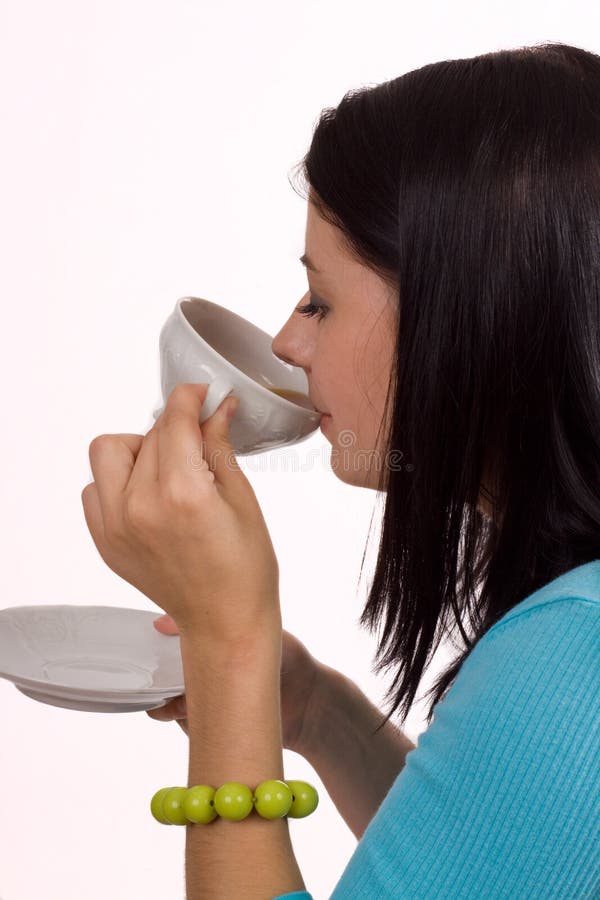 Sipping Tea or Coffee stock image. Image of taste, morning - 10142321