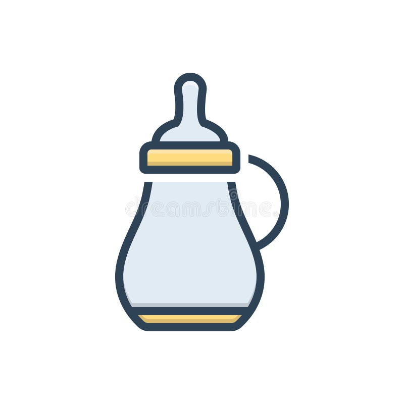 Color Illustration Icon for Sippy Cup, Beverage and Kid Stock ...
