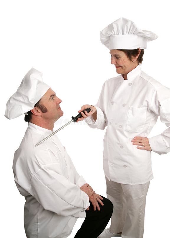 Sir Cooks-a-lot stock image. Image of food, knife, cook - 2641493