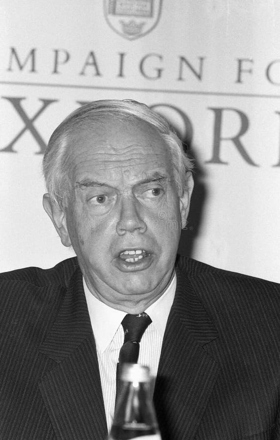 Sir Patrick Neill editorial stock photo. Image of vice - 11285103