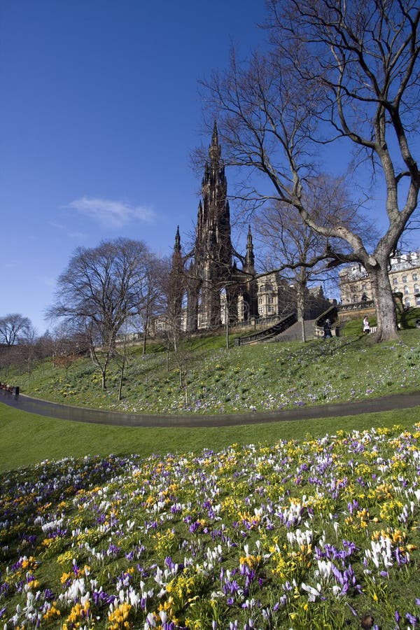 Sir Walter Scott Memorial stock photo. Image of landmark - 13779882