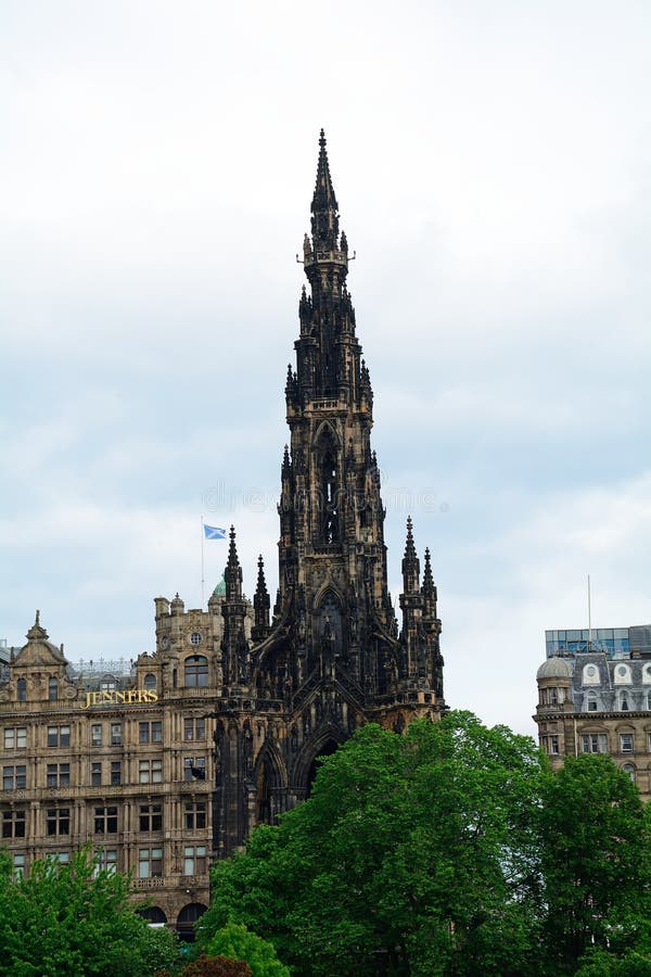 Sir Walter Scott Monument, Edinburgh, Scotland Editorial Photo - Image ...