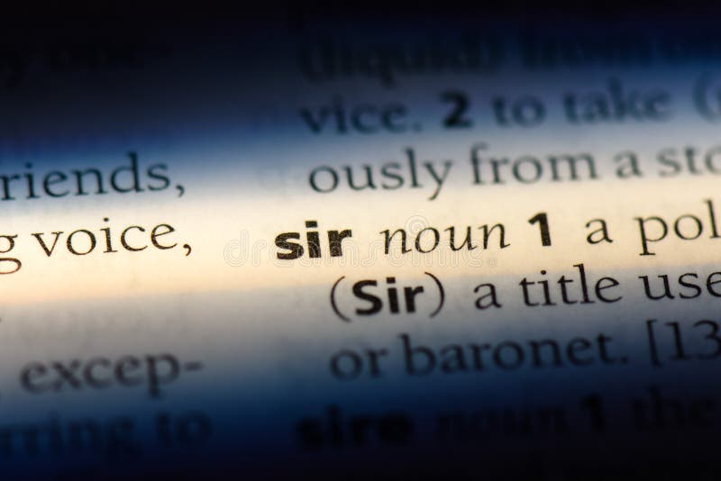 Sir stock photo. Image of paper, macro, printed, writing - 126619536