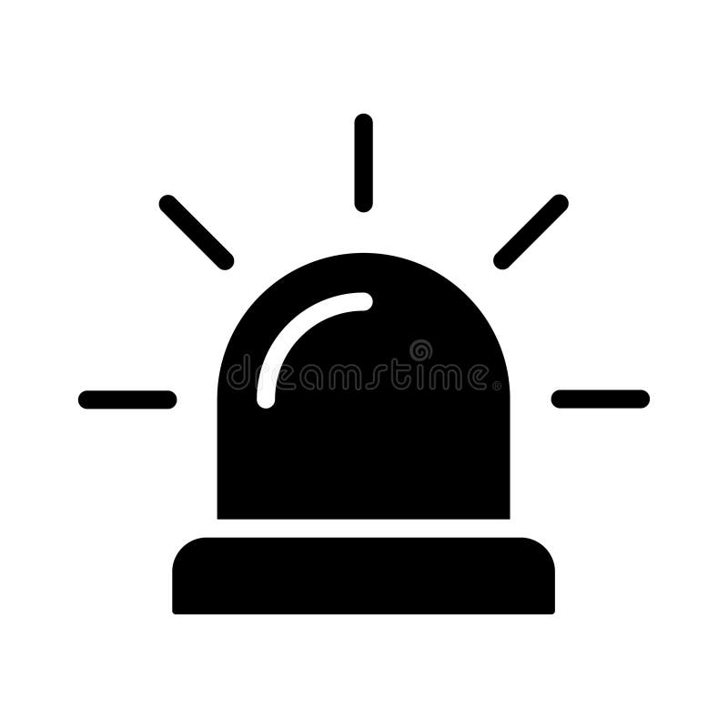 Siren Icon, Siren Pictogram Icon, Fire Siren Icon. Stock Vector ...