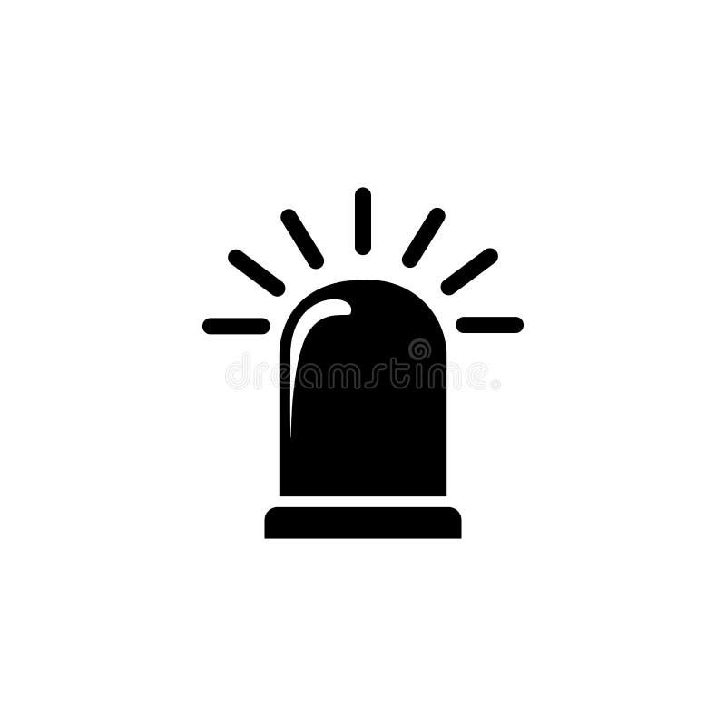 Siren icon symbol. Vector stock vector. Illustration of alert - 144604596