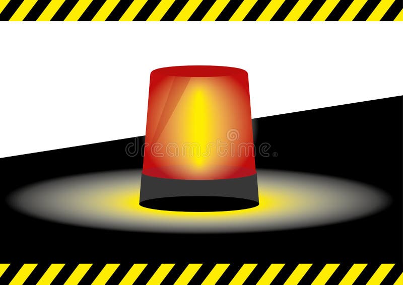 Siren light stock vector. Illustration of emergency, ambulance - 63901947