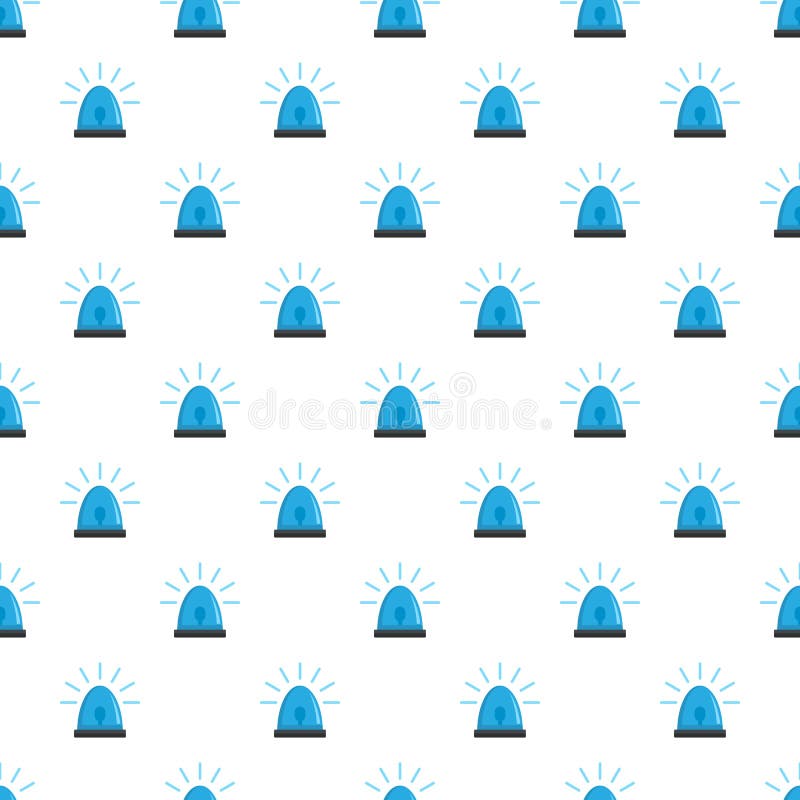Siren Pattern Seamless Vector Stock Vector - Illustration of geometric ...