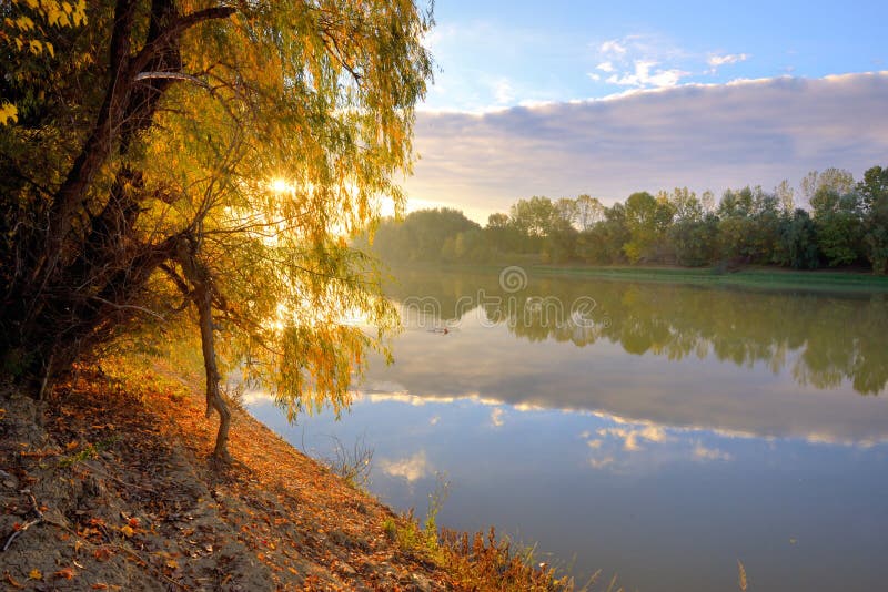 River at Sunrise stock image. Image of pressure, nature - 476269