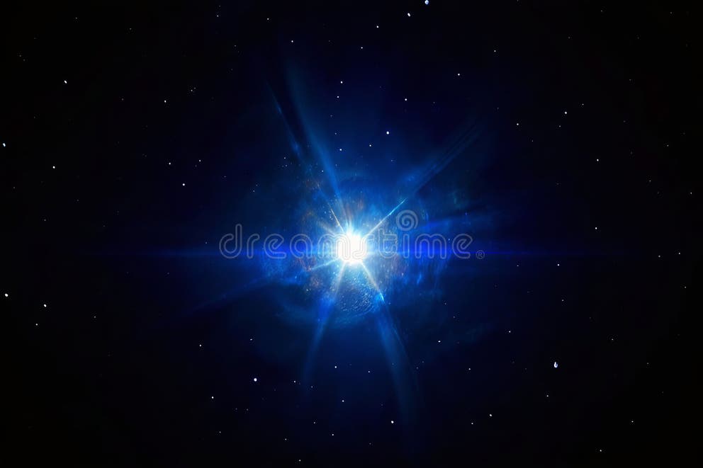 Sirius a a Binary Star System with a White Main Sequence Star Si Stock ...