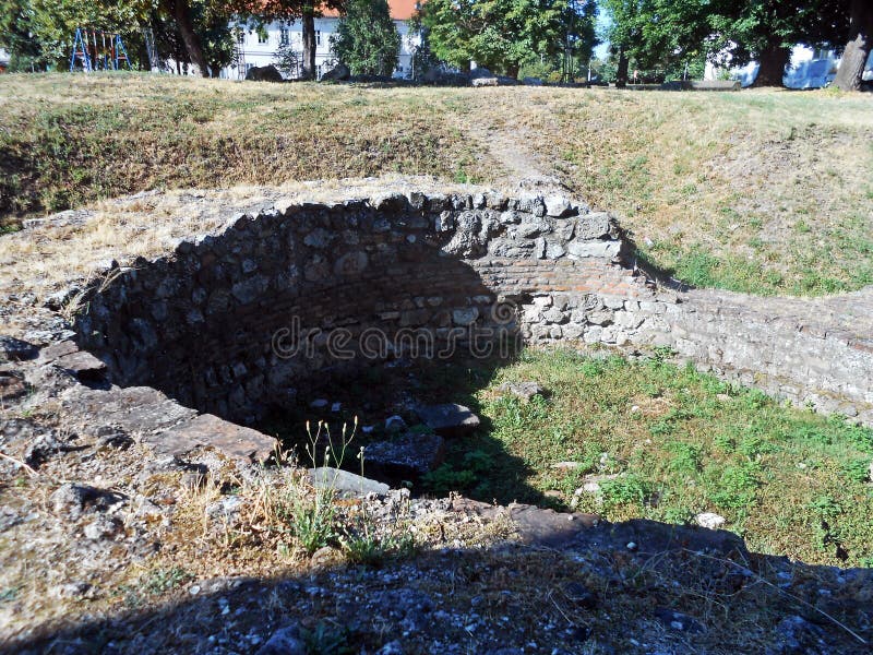 Sirmium-Sremska mitrovica stock image. Image of wall - 103889995