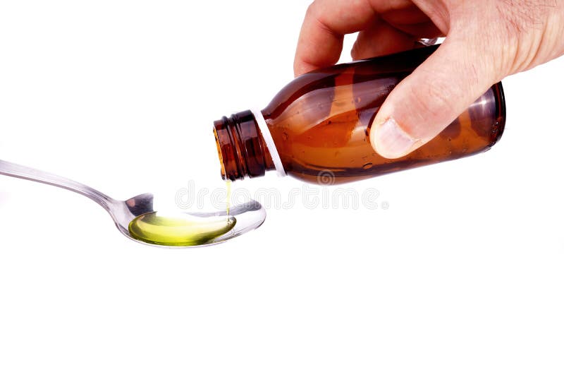 Sirop photo stock. Image du capsule, soin, sirop, coulée - 34660630