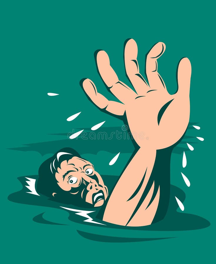 Ahogamiento Ilustraciones Stock, Vectores, Y Clipart – (5,627 ...