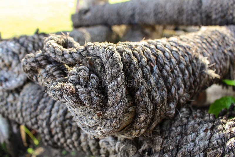 Sisal rope stock image. Image of cord, twisted, background - 44689449