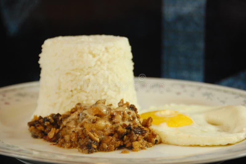 Sisilog combo stock image. Image of sisilog, malazza - 91523231