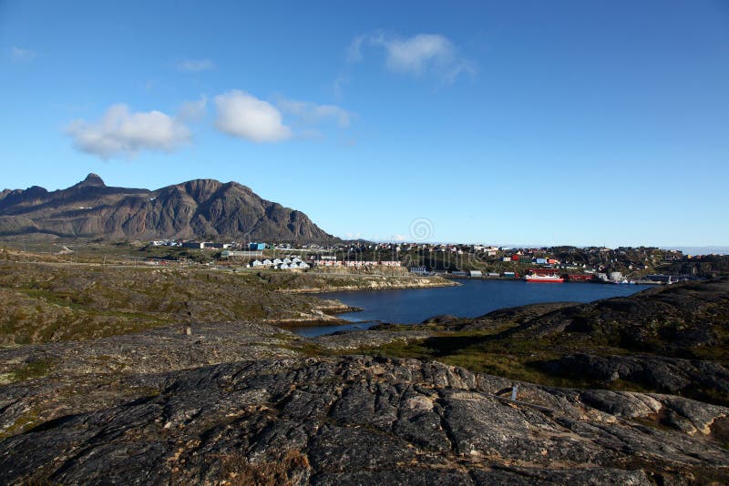 Sisimiut in Greenland stock photo. Image of greenland - 94703210