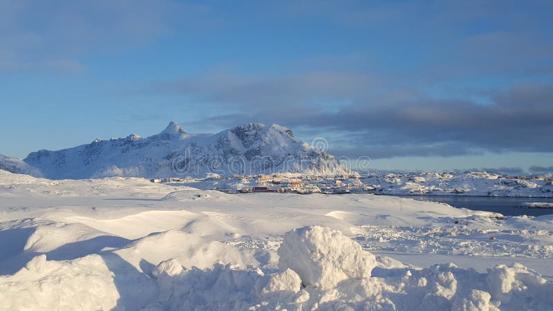 Sisimiut stock photo. Image of sisimiut, white, mountain - 89223554