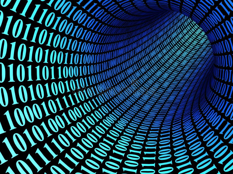 Sistema binário ilustração stock. Ilustração de gerado - 8193390