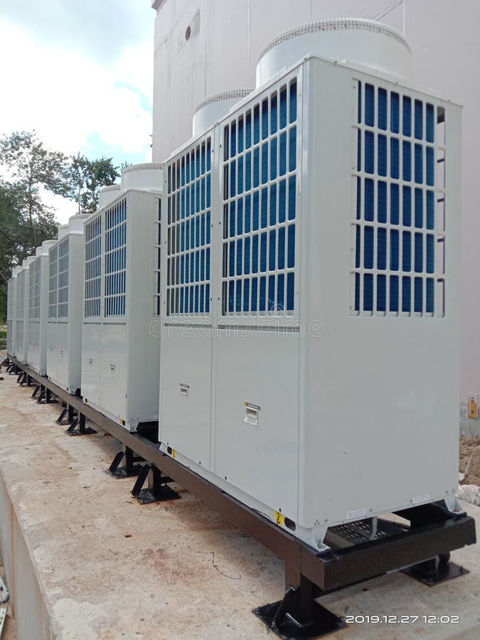 Sistema De Aire Acondicionado Vrf Foto de archivo - Imagen de también ...