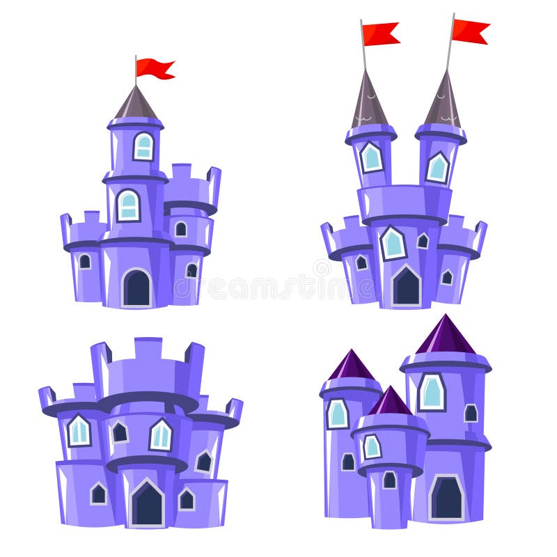 Sistema De Cuatro Imágenes Editable Ilustración del Vector ...