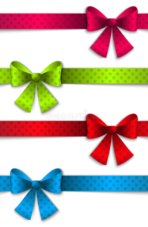 Sistema De Cintas Del Color Ilustración del Vector - Ilustración de ...