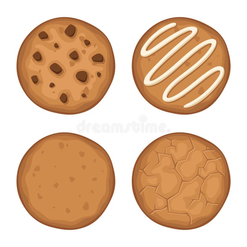 Sistema De Galletas Ilustración Del Vector Ilustración del Vector ...