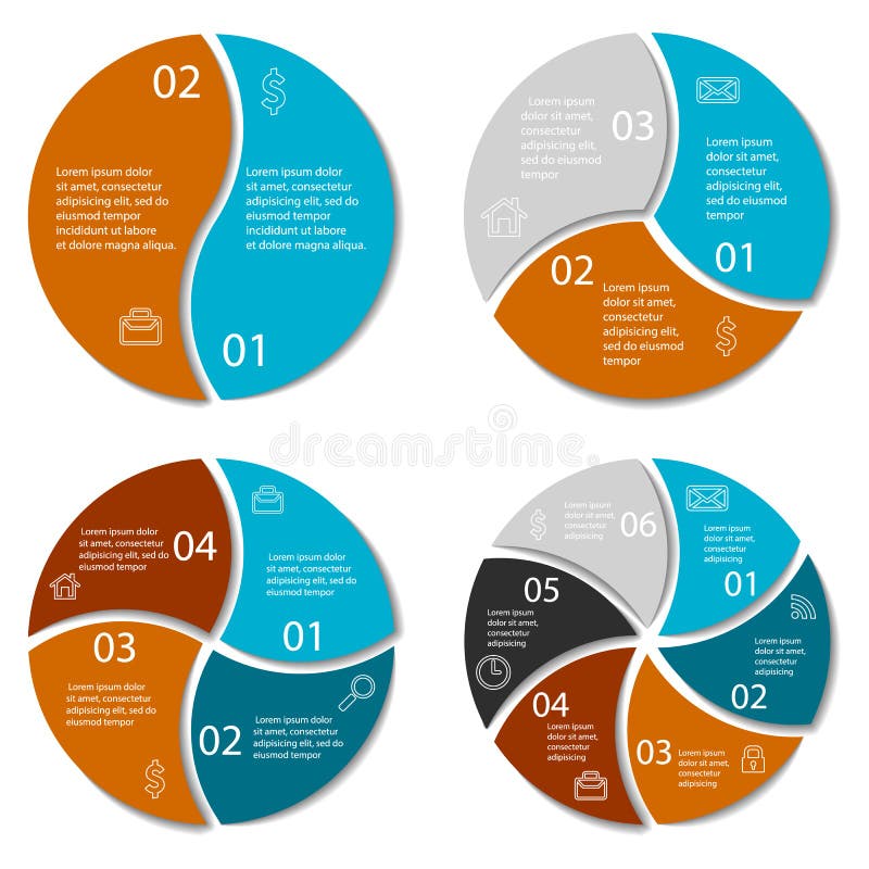 Sistema De Infographic Redondo Ilustración del Vector - Ilustración de ...
