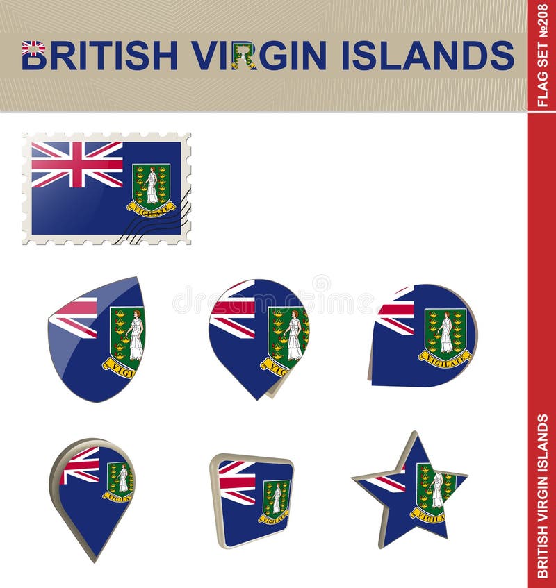 Sistema De La Bandera De British Virgin Islands, Sistema #208 De La ...