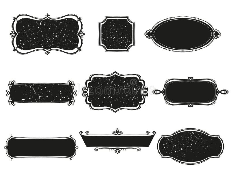 Sistema De Letreros Ilustración Del Vector Ilustración del Vector ...