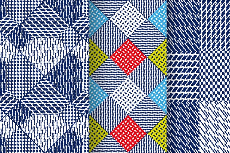 Sistema De 3 Modelos Abstractos Ilustración del Vector - Ilustración de ...