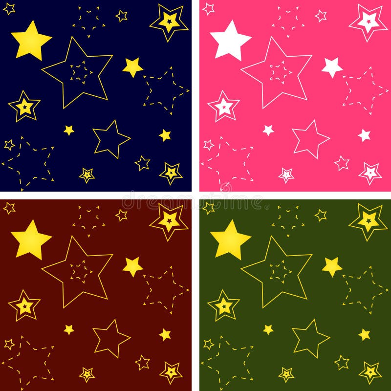 Sistema De Modelos De Estrella Ilustración del Vector - Ilustración de ...