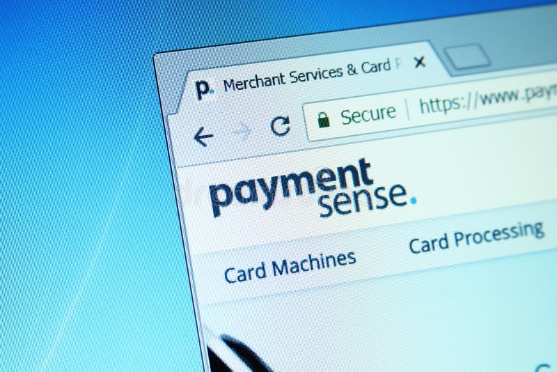 Sistema De Pago De Paymentsense Foto de archivo editorial - Imagen de ...