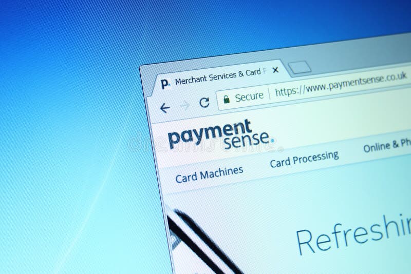 Sistema De Pago De Paymentsense Foto de archivo editorial - Imagen de ...