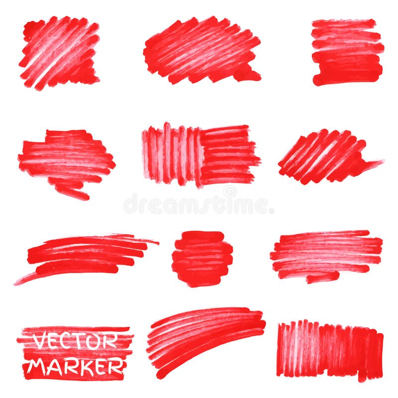 Sistema De Puntos Del Marcador Del Vector Ilustración del Vector ...