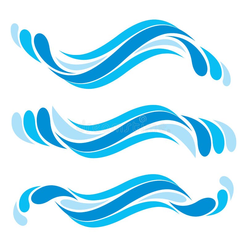 Sistema De Símbolos De La Onda, Vector Ilustración del Vector ...