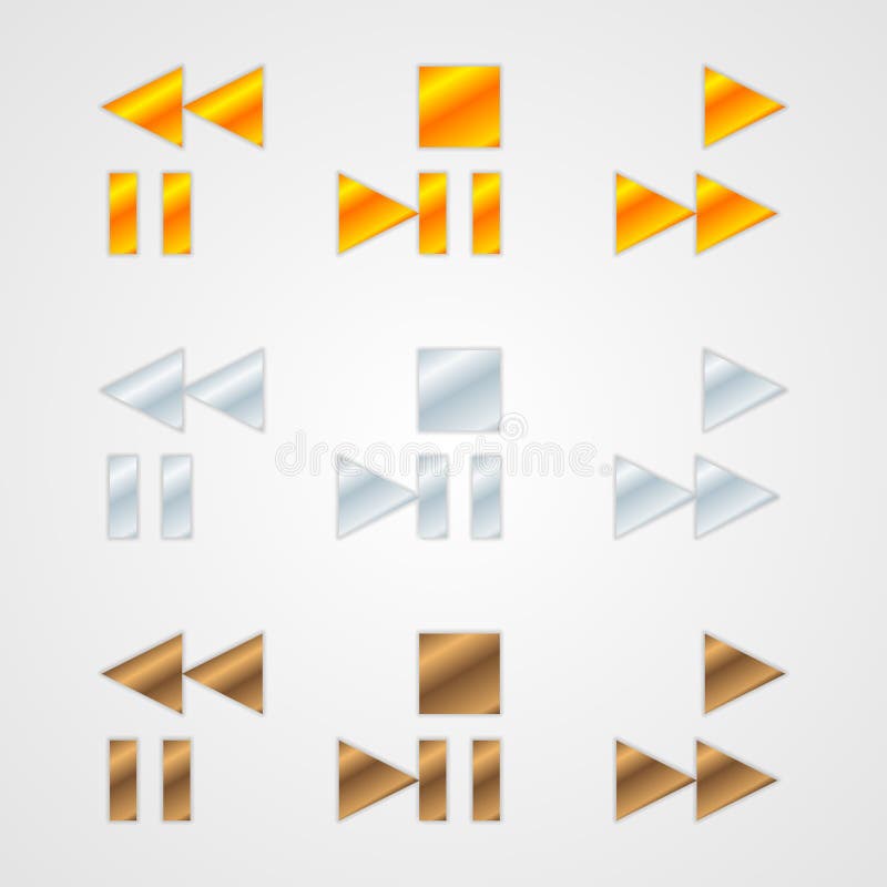 Sistema De Símbolos Del Vector Ilustración del Vector - Ilustración de ...